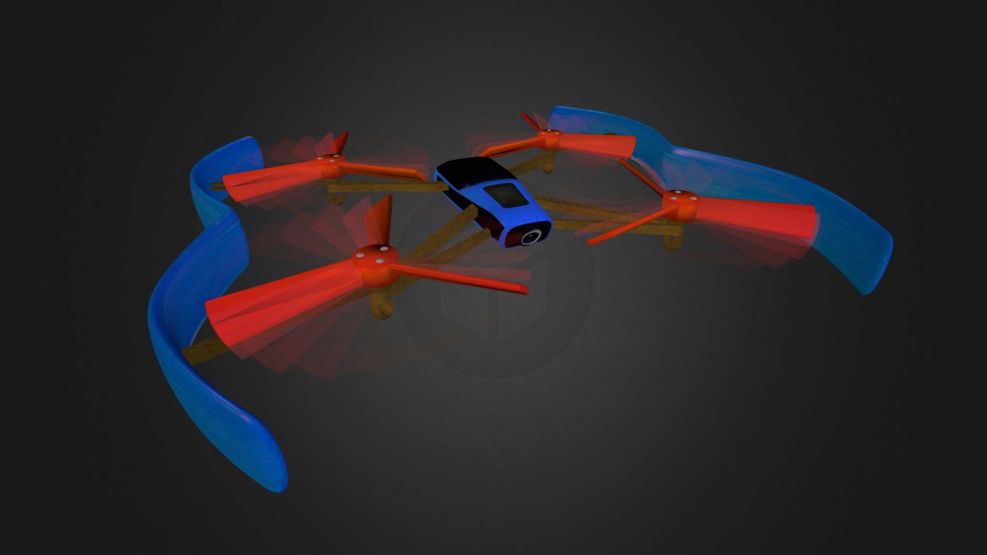 Copter - 3D model by 3D arena BIONORMIX® (@3darena) [8f14ef7] - Sketchfab