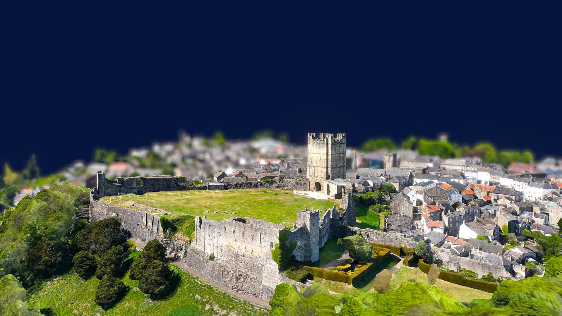 Richmond Castle, North Yorkshire - Download Free 3D model by Dok11 ...