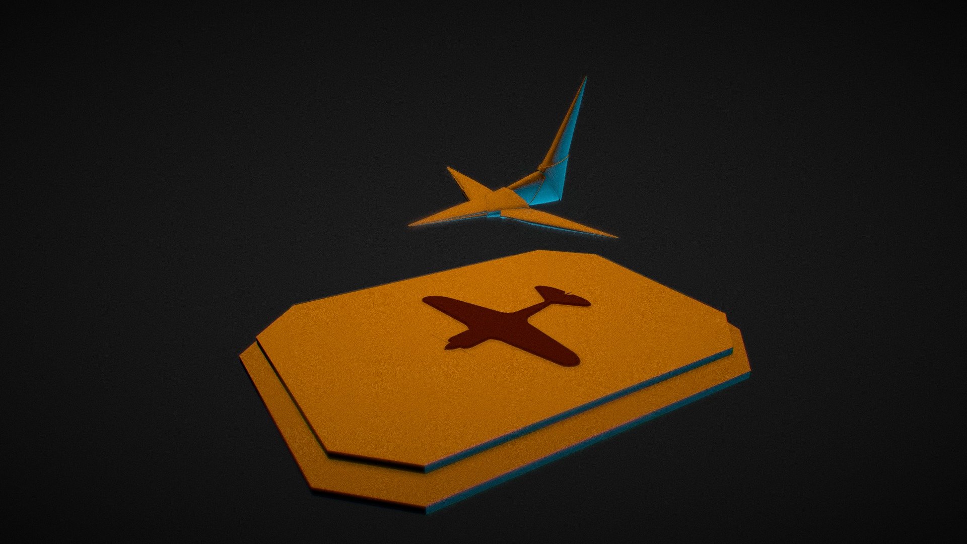Paper Plane - 3D model by shashi.atin [8f1651f] - Sketchfab