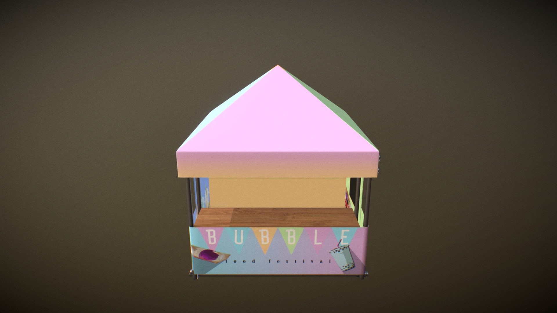 Shop Stall - 3D model by LisaCoppard [8f17635] - Sketchfab