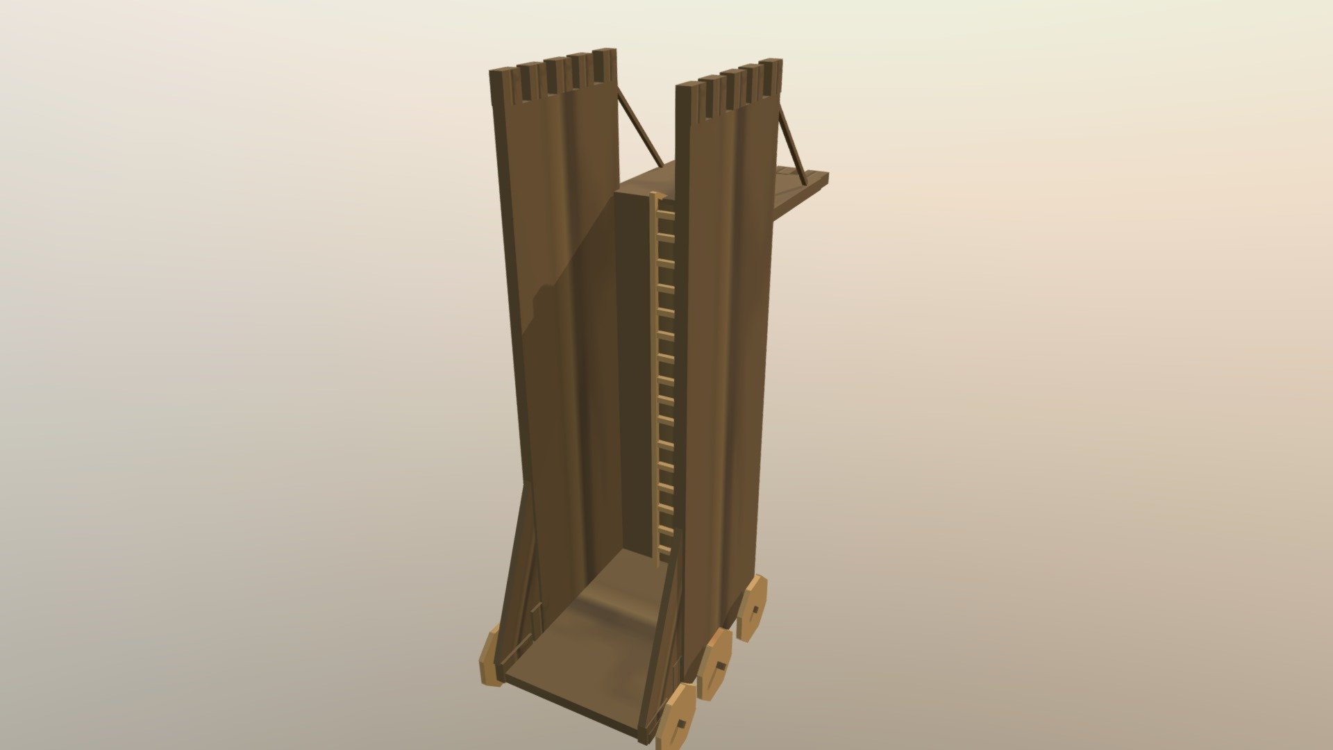 Siege Tower (minecraft) - 3D model by Henry9135 [8f19308] - Sketchfab