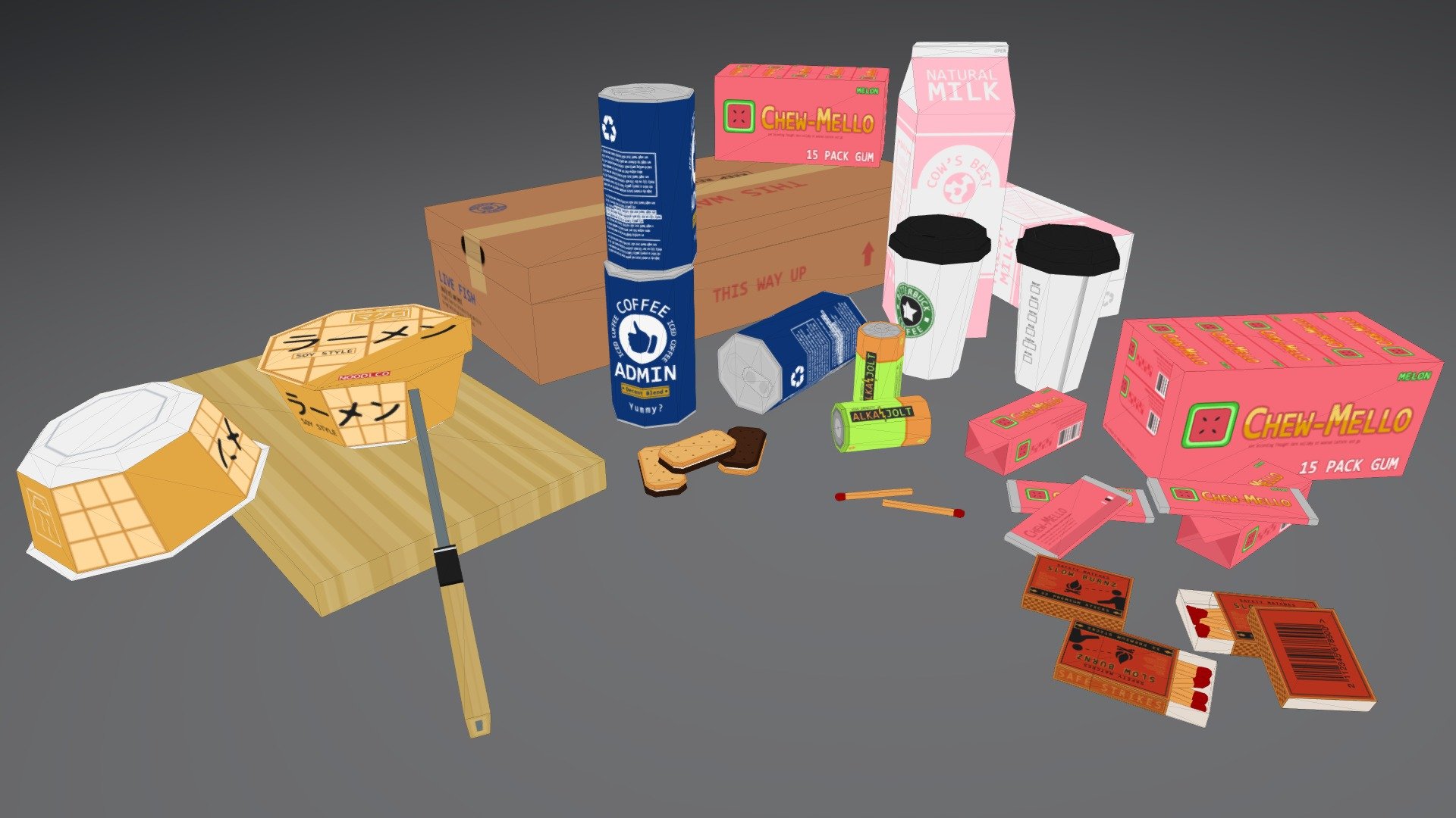 Simple Fun Props: Kitchen - 3D model by Tim Borquez (@timborquez ...