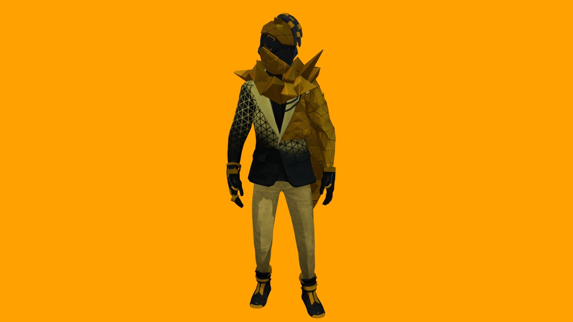GOLDEN GENT SUIT - Download Free 3D model by Gatomoderno ...