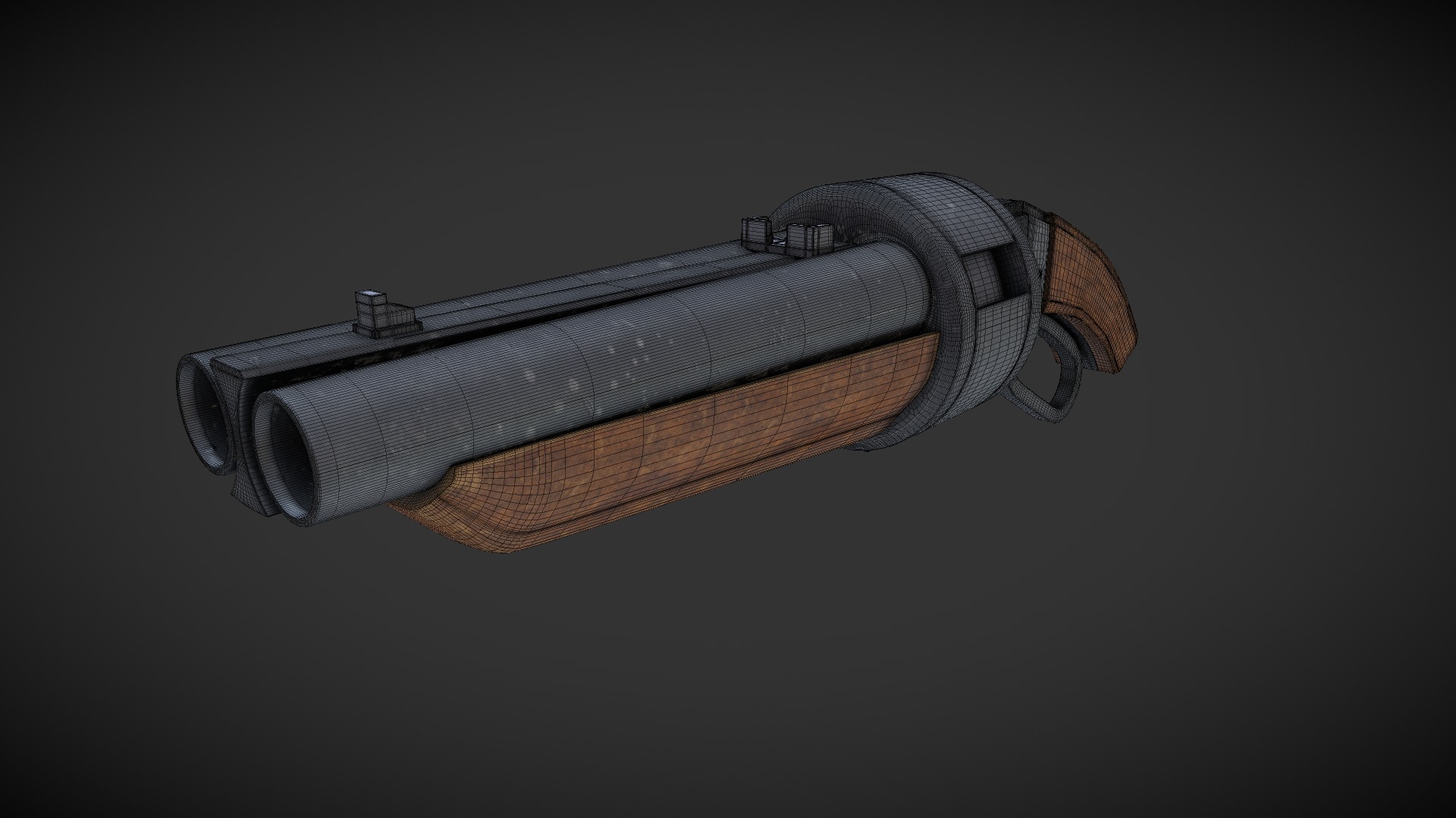 Hard Surface - Scattergun - 3D model by Hubert Choi (@HubertChoi ...