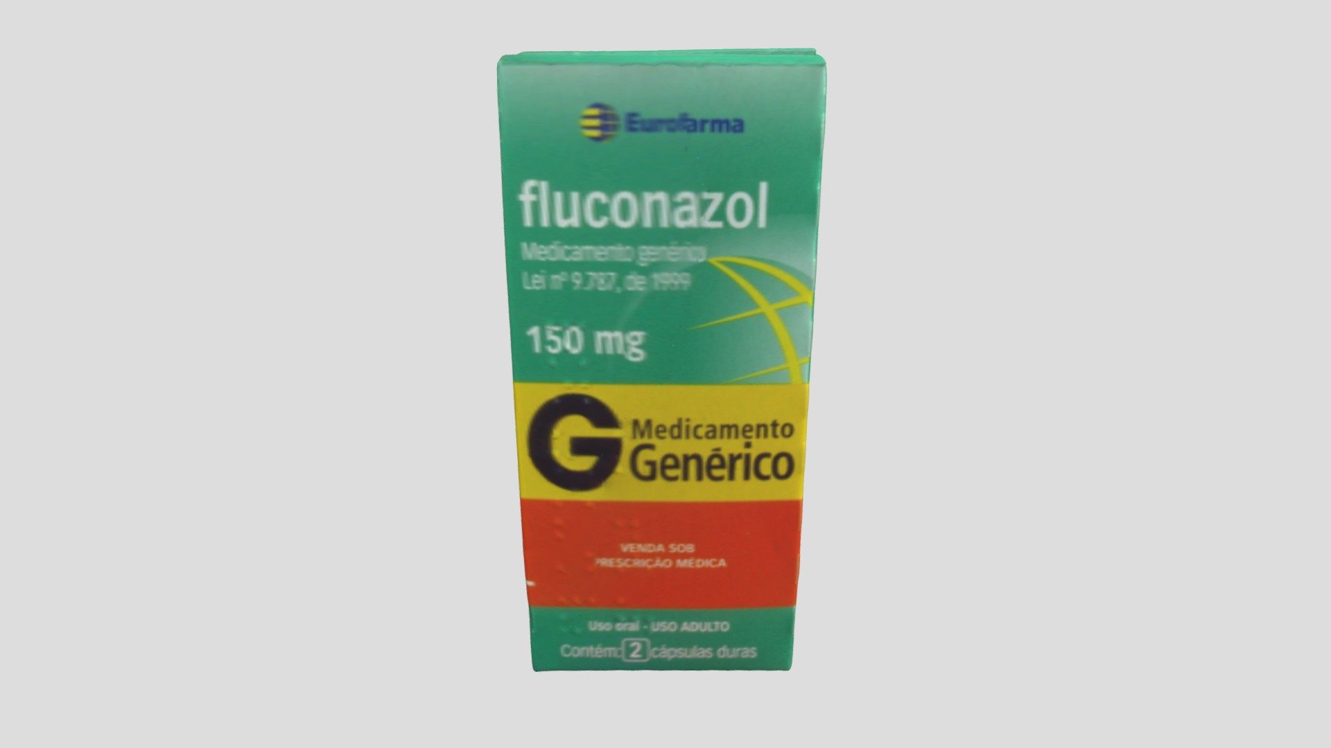EUROFARMA - (B) Fuconazol 2 capsulas - 3D model by 42LabsCS [8f1c6c3 ...