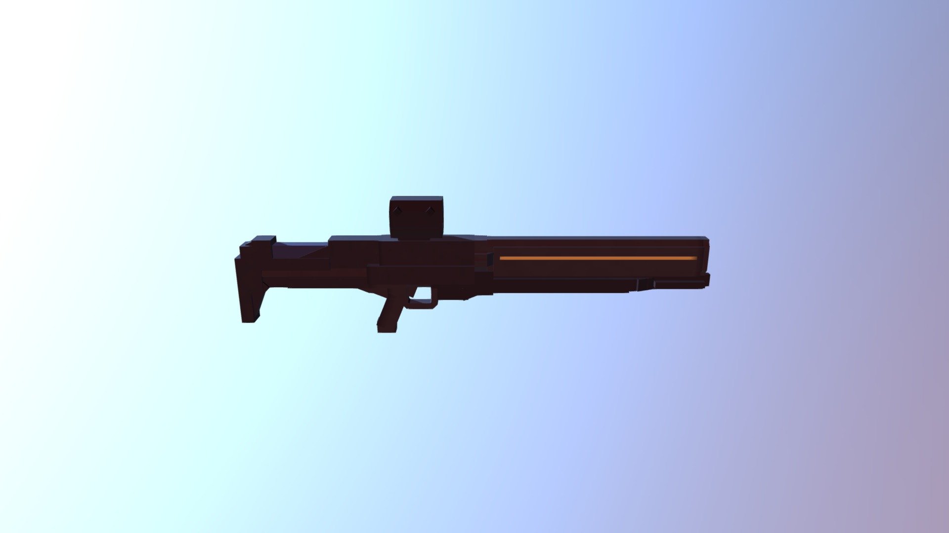 SciFi Railgun - 3D model by XboxSignsOut [8f1cf6b] - Sketchfab