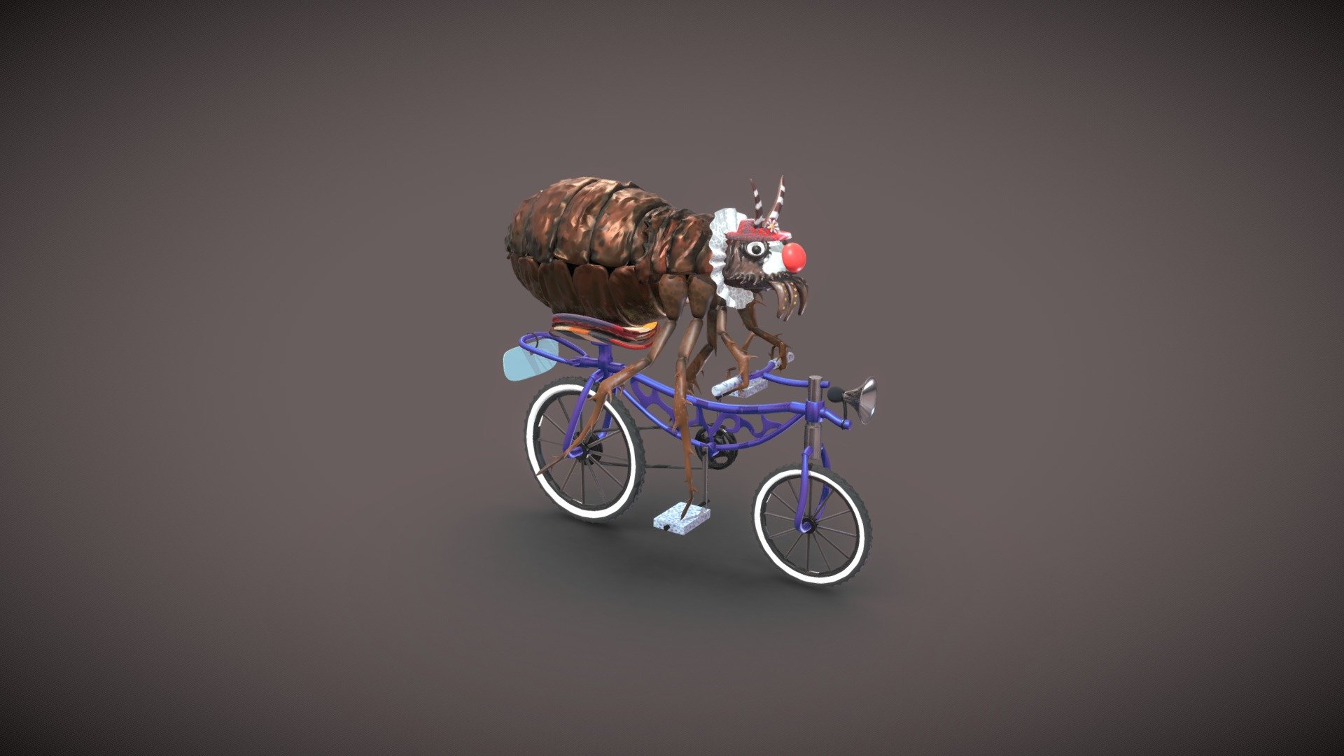 flea_red_nose (Sci-Fi Circus challenge) - Download Free 3D model by miguel146212 [8f1de7d ...