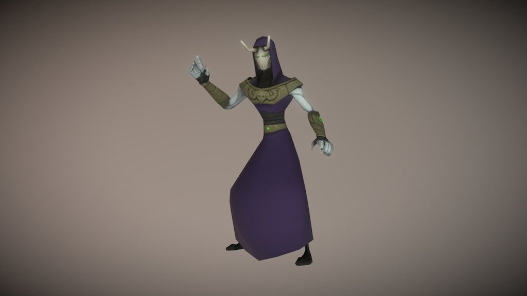 Necromancer - 3D model by Mário Graça (@Tek) [8f1e939] - Sketchfab
