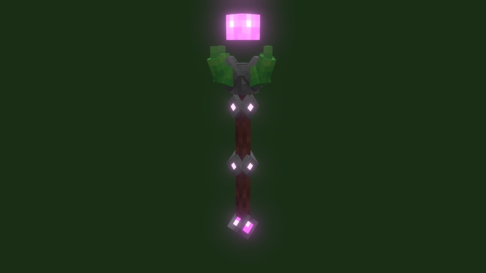 Obscure staff| minecraft model - 3D model by TBPS-mc [8f1eed3] - Sketchfab