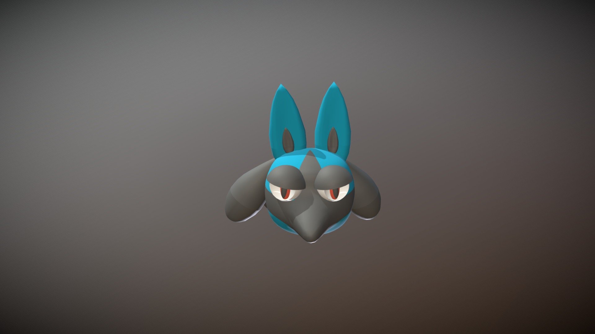 Lucario Head - 3D model by tsstout [8f200c2] - Sketchfab