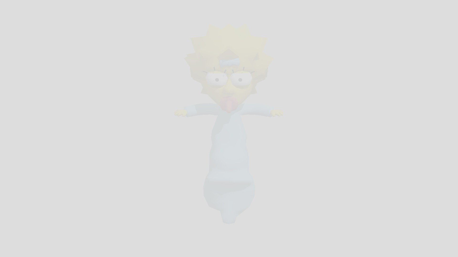 PC Computer - The Simpsons Hit & Run - Maggie - Download Free 3D model ...