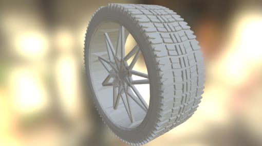 Wheel - 3D model by clonado [8f218b1] - Sketchfab