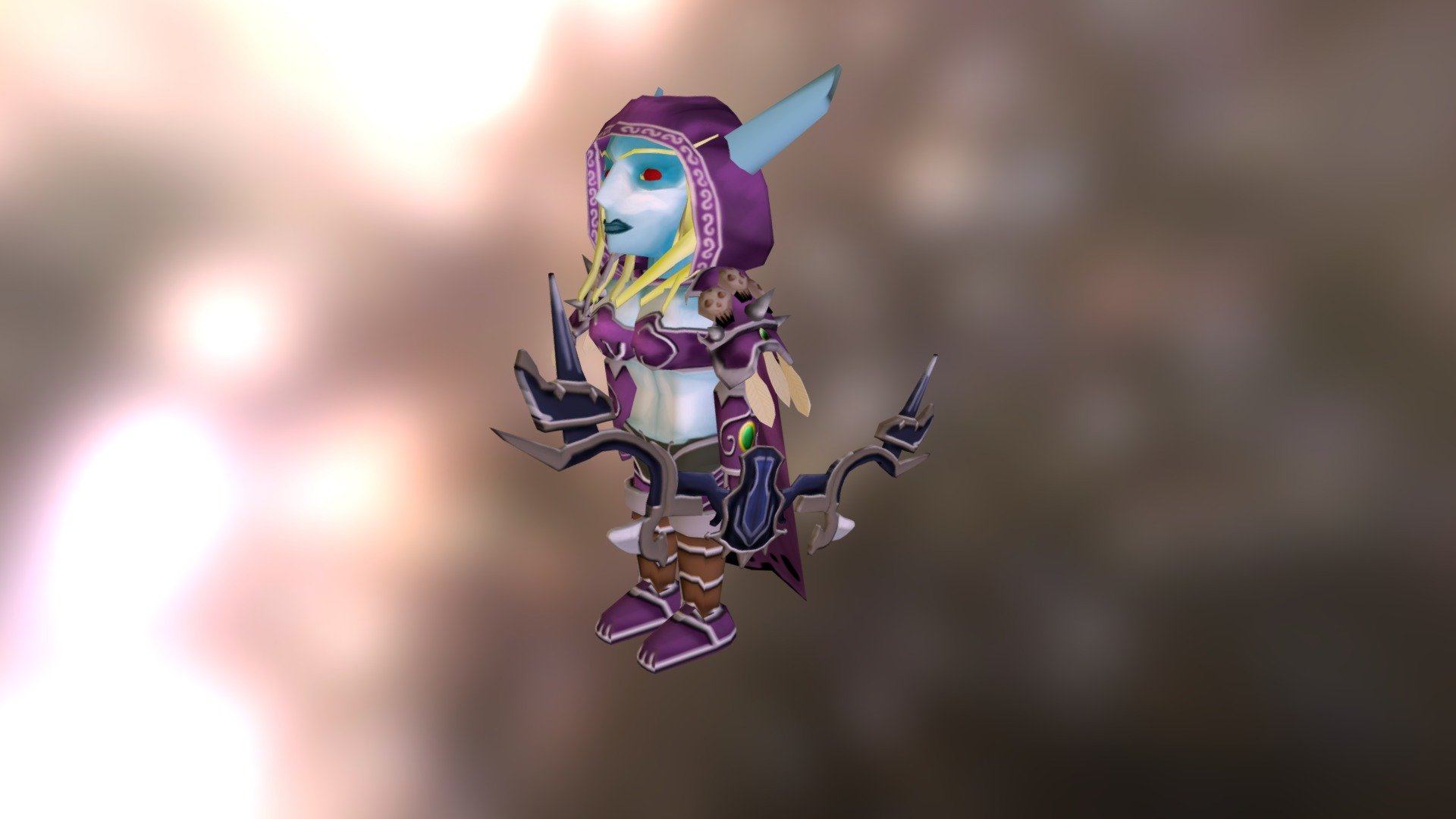 Sylvanas - 3D model by DreamfyreStudios (@m.lewallen.arts) [8f22bbe ...