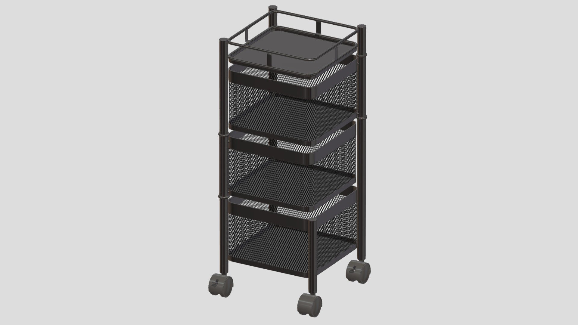 Multi-Layer Storage Shelf - Buy Royalty Free 3D model by Diggory ...