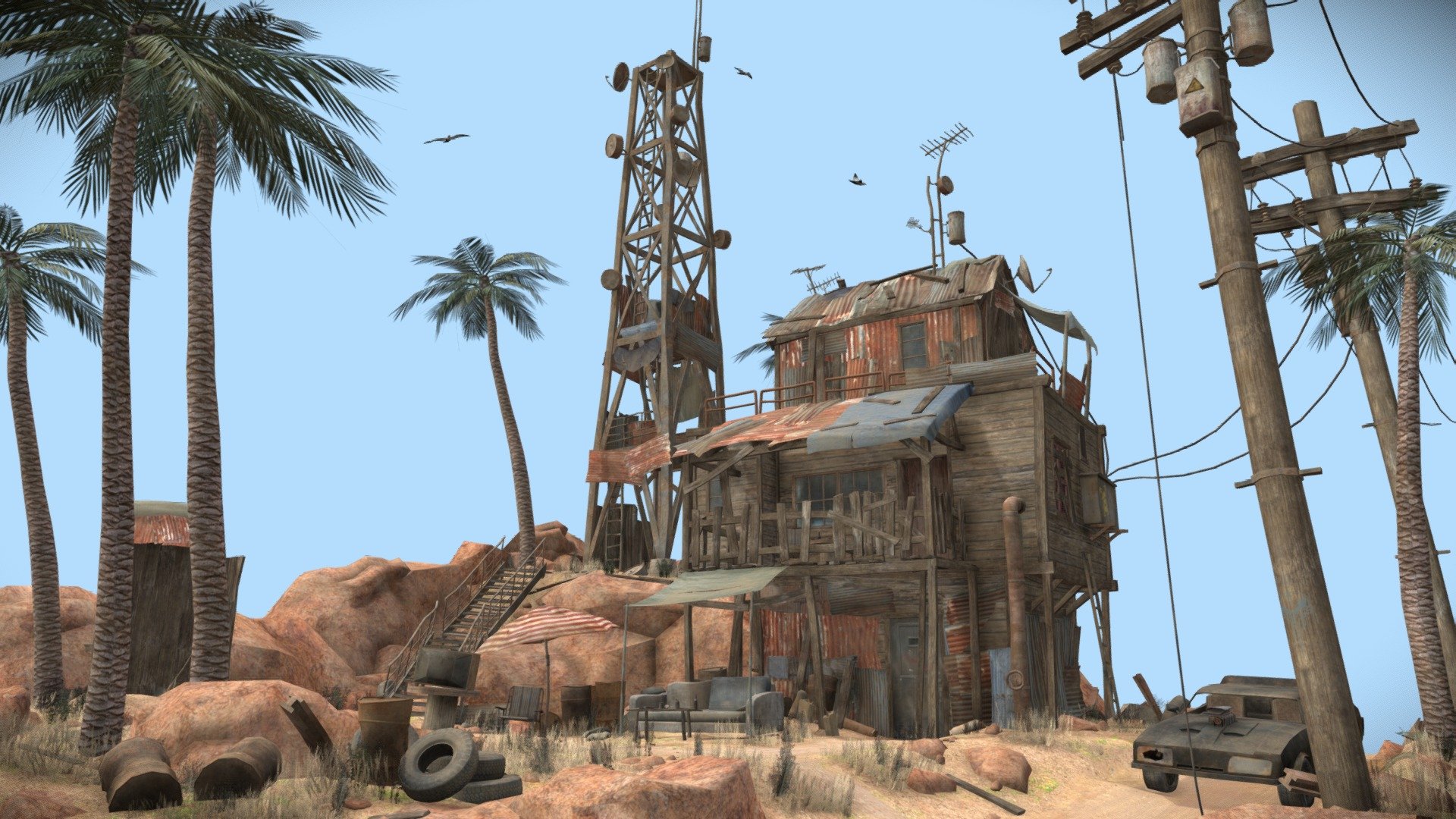 DAE Diorama - Rustborn - Download Free 3D model by Magnus Tellmann ...