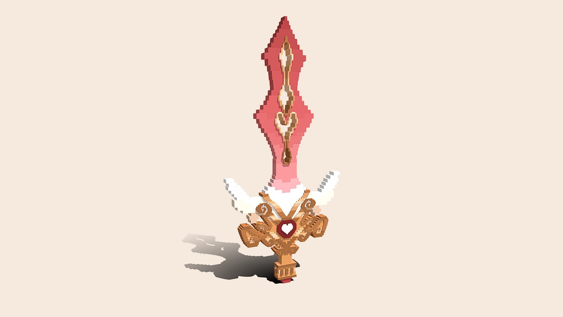 Valentine Day Sword - LoverCraft Network - 3D model by jazzyjems ...