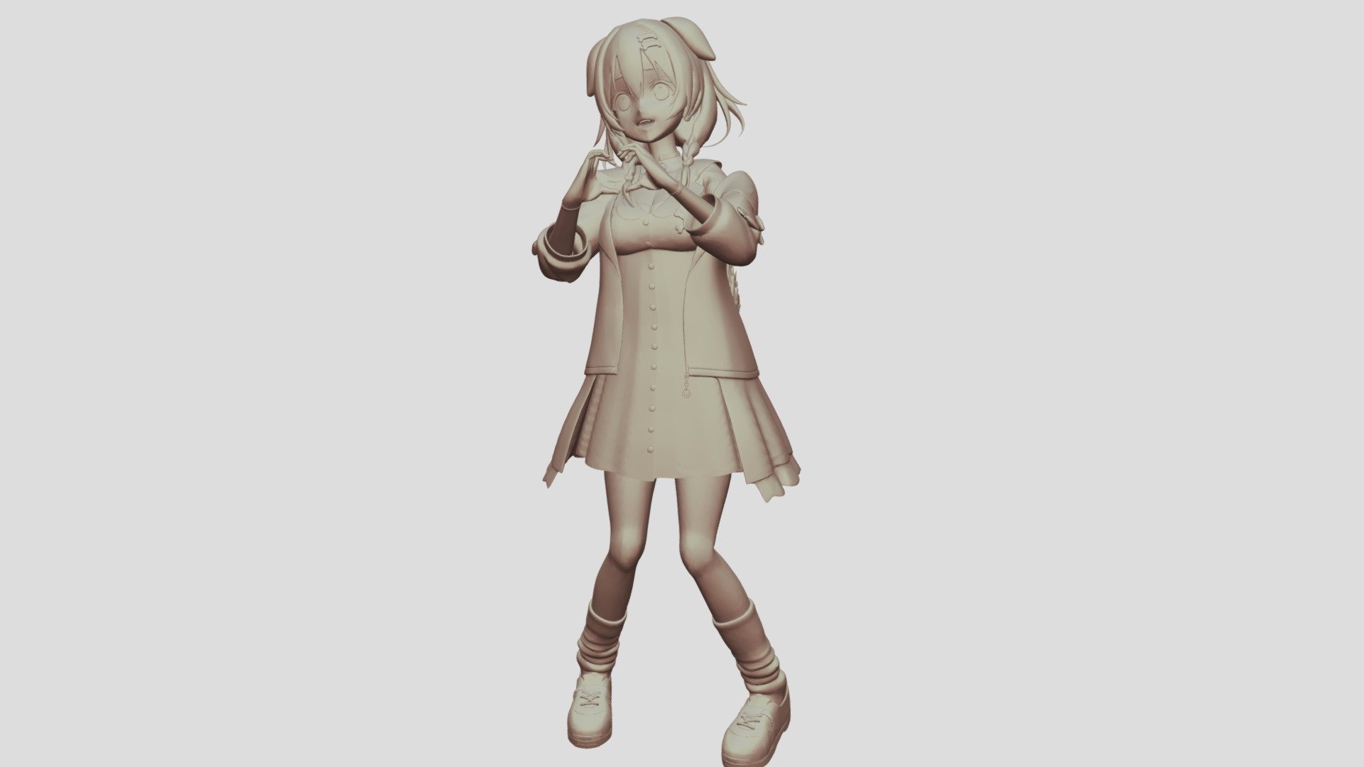 Printable Korone - Download Free 3D model by chibi chan (@chibi_chan ...