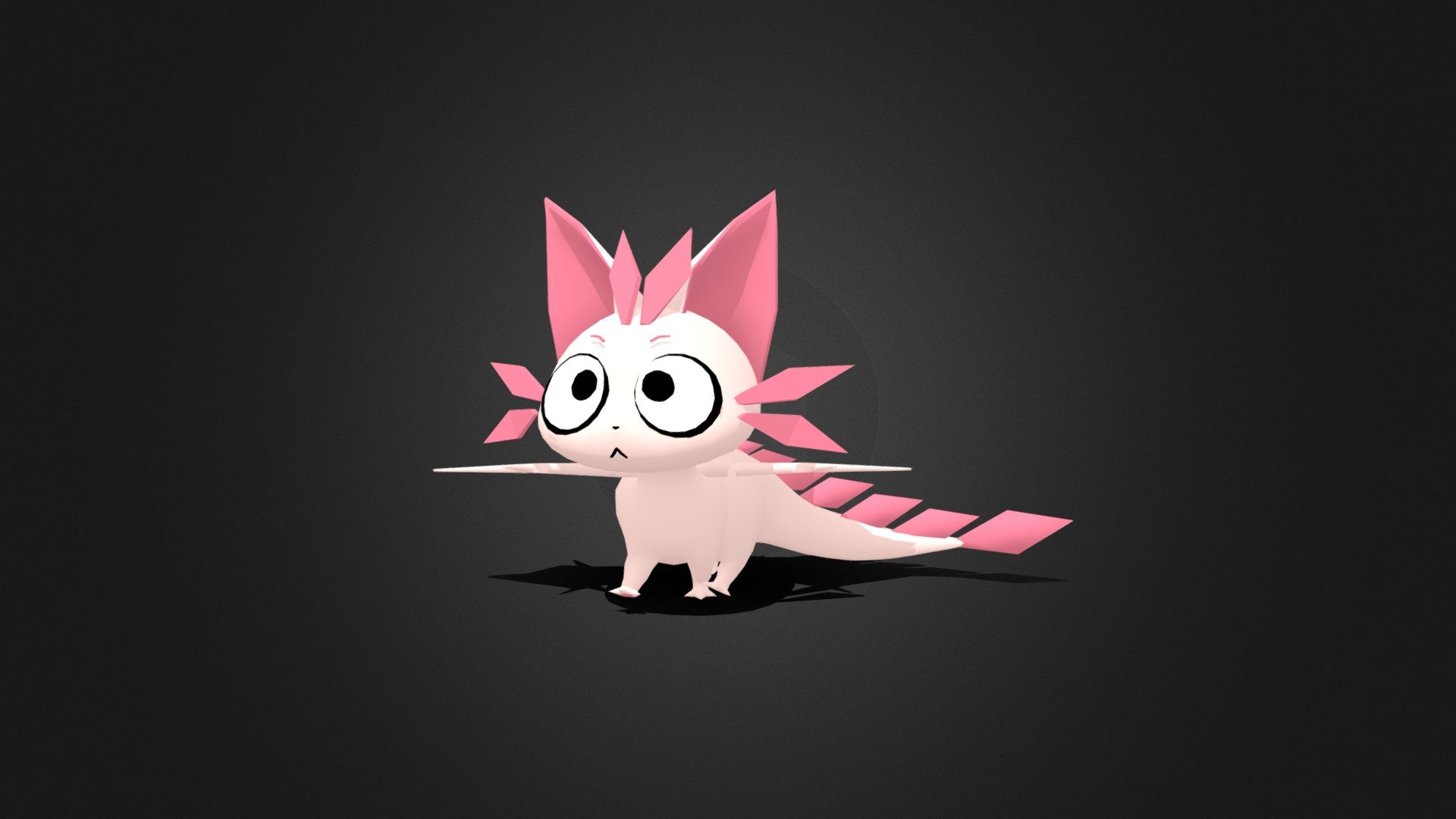 Dragon Kitty - 3D model by DreamNoms [8f25634] - Sketchfab