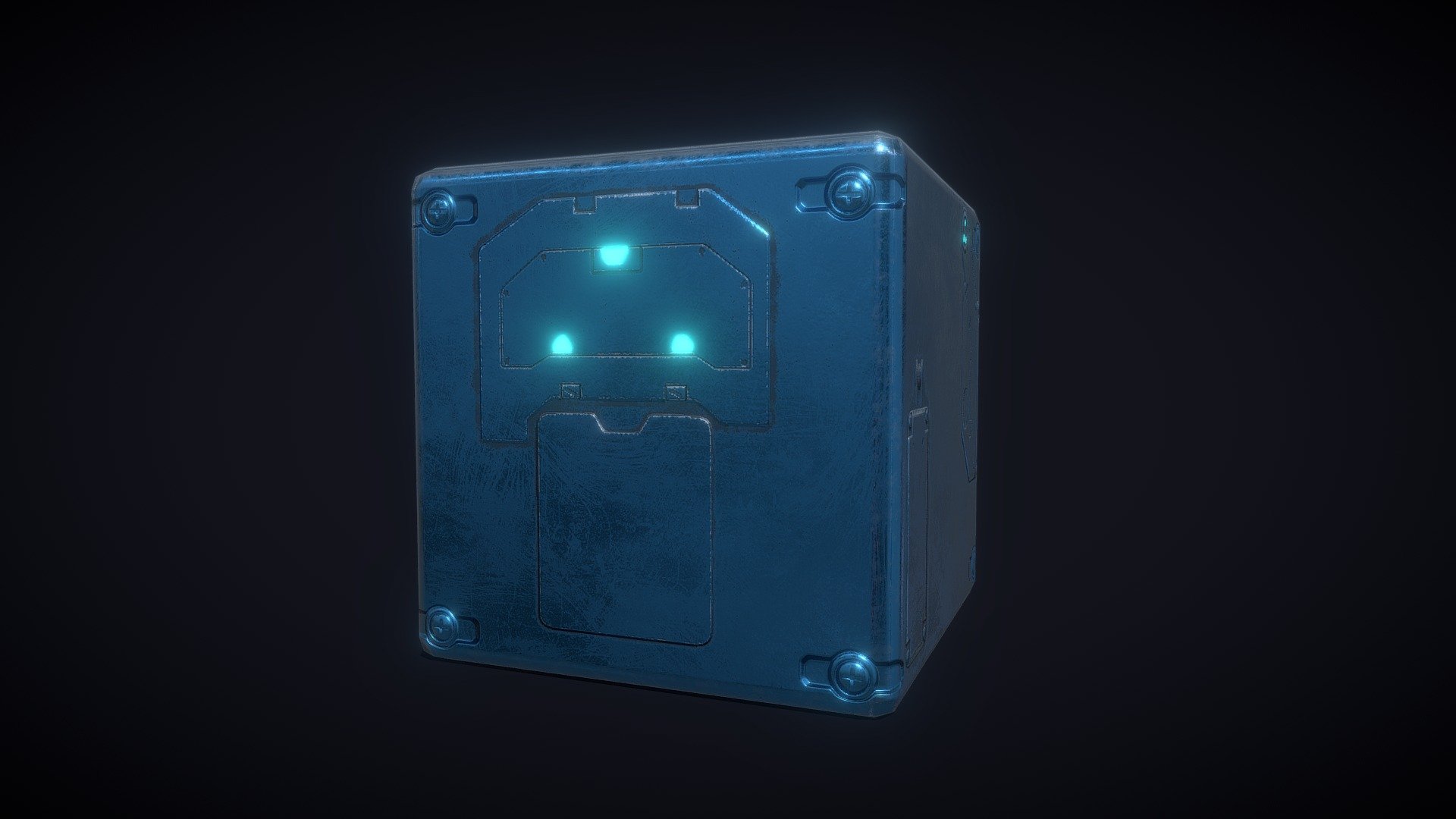 Futuristic Box - Download Free 3D model by Androkumura [8f2a105 ...