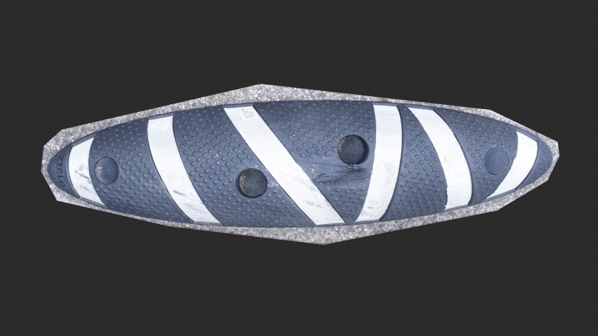 Black road separator - Scan - Buy Royalty Free 3D model by Tijerín Art Studio (@tijerin_art ...