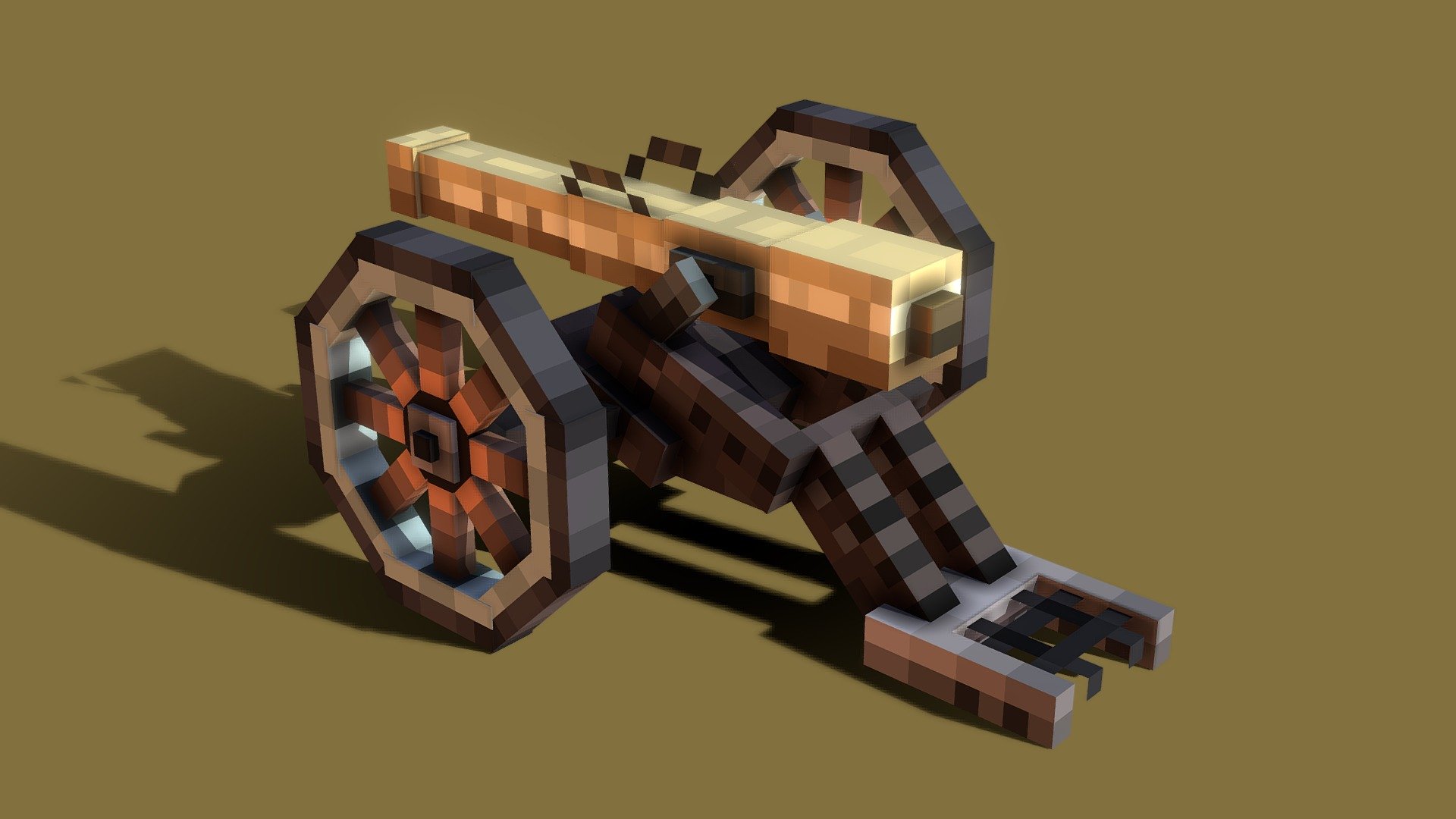 Cannon - 3D model by Artbor [8f2a7f4] - Sketchfab