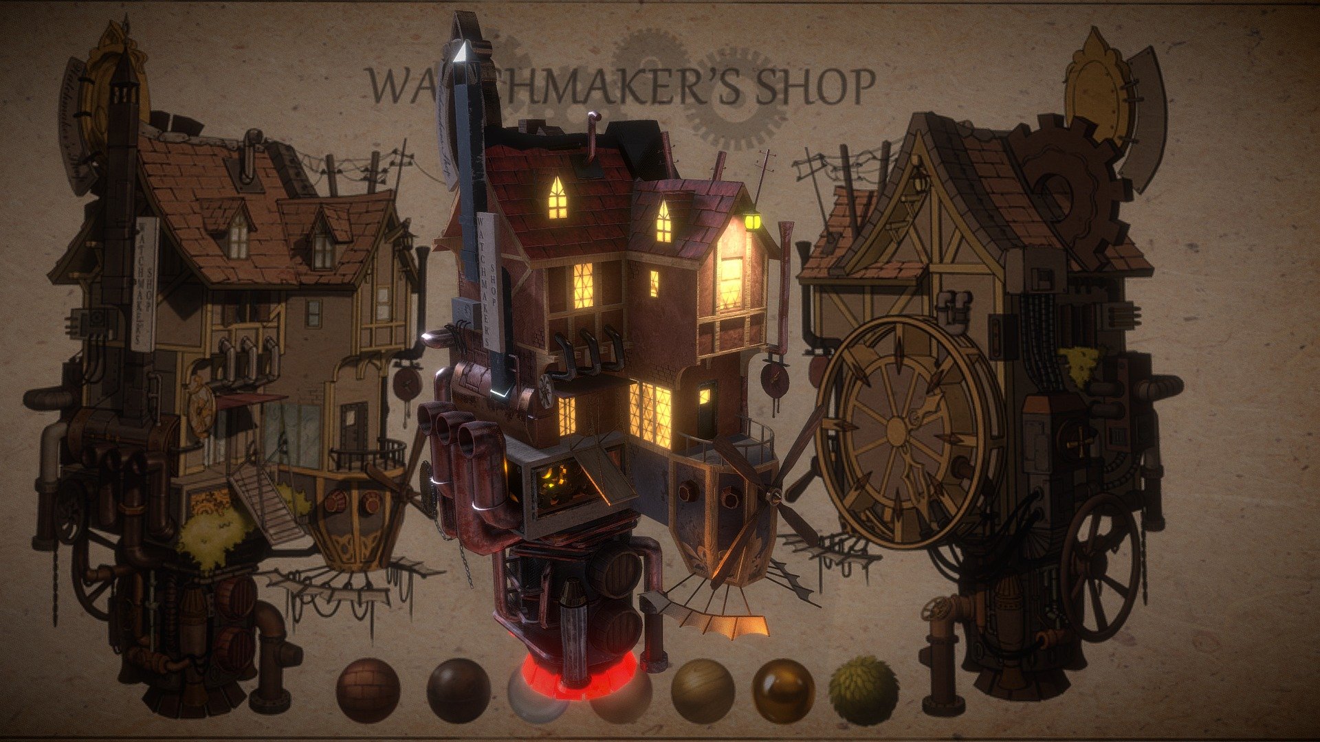 Watchmaker's Shop - 3D model by Martin Mikulić (@martin_mikulic ...