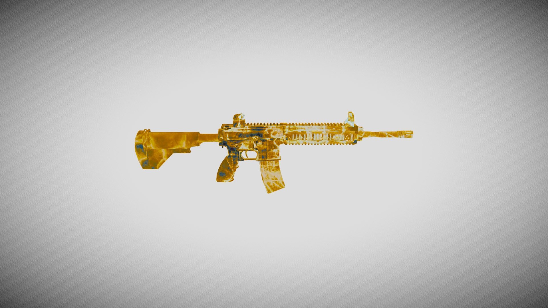 Raging M4 - 3D model by Yellow Whale Labs (@yellowwhalelabs) [8f2bb3c ...