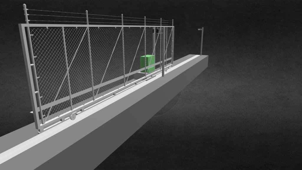 FDC Strong Weld Industrial Slide Gate - 3D model by FDC [8f2f0a5 ...