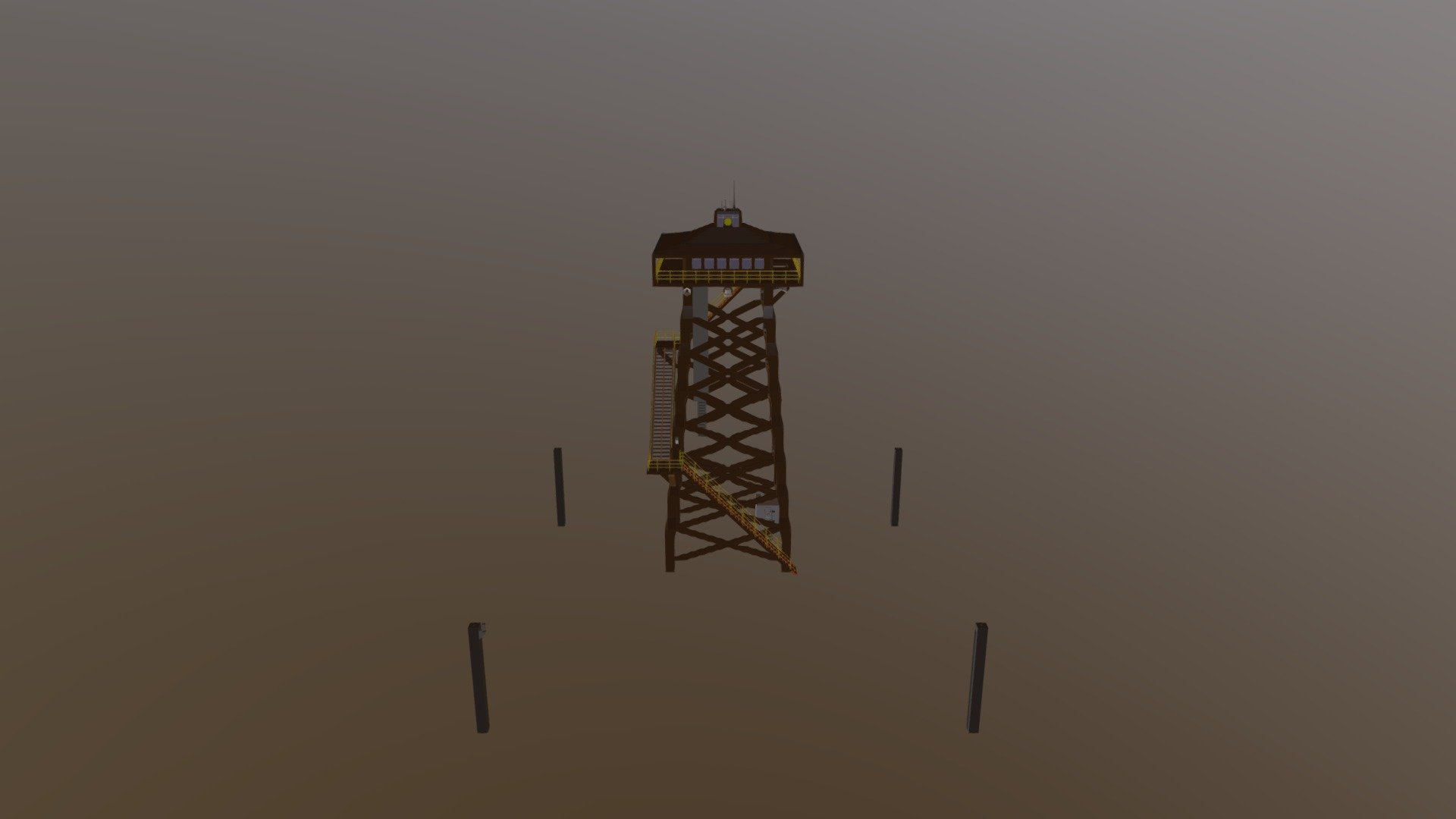 Ranger Tower - 3D model by Gajammer [8f303c7] - Sketchfab