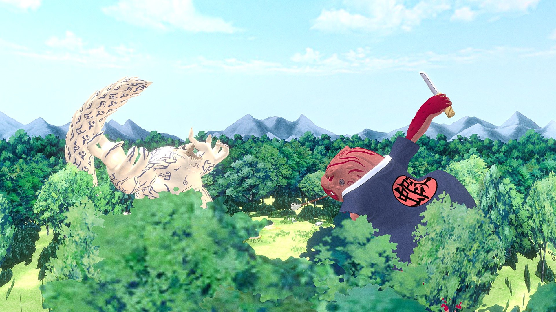 GAMABUNTA VS. SHUKAKU Pbr Fbx - 3D model by NSA DARPA SQL Injection ...
