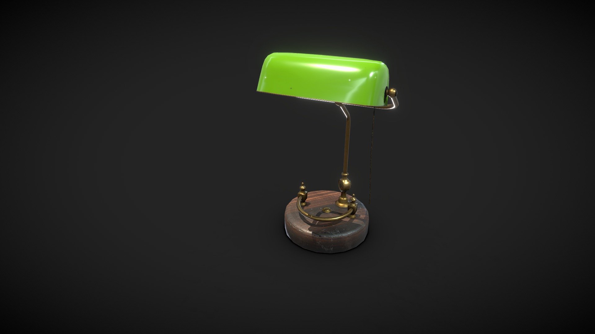 Old study Lamp - 3D model by dbasfi92 [8f313db] - Sketchfab