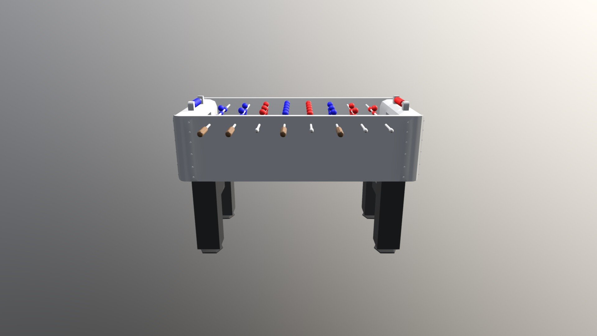 Table Soccer - 3D model by luke9123 [8f3305e] - Sketchfab