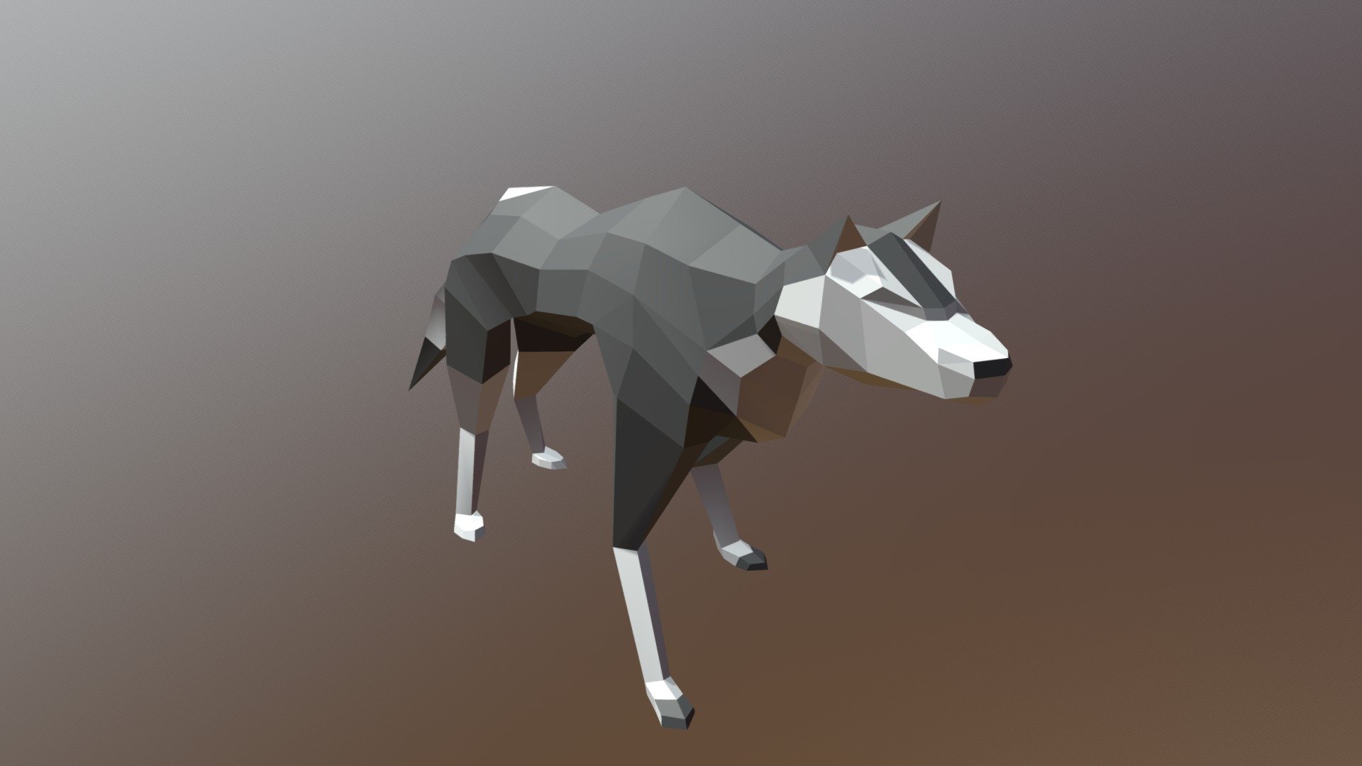 Gray Wolf Idle (Animated) - 3D model by LuGo (@LucASGF) [8f33b5b ...