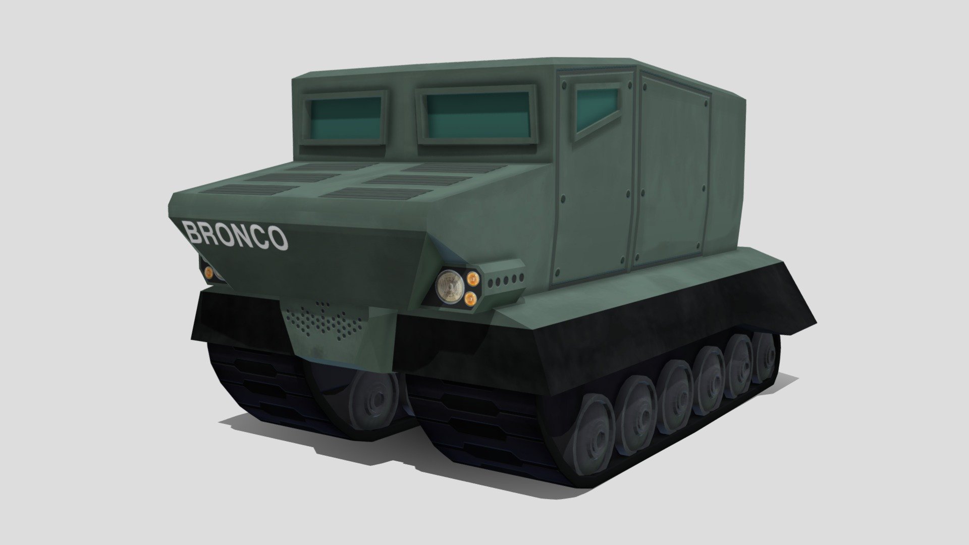 Bronco All Terrain Tracked Carrier - 3D model by Ahmad Iqbal (@eekey10 ...