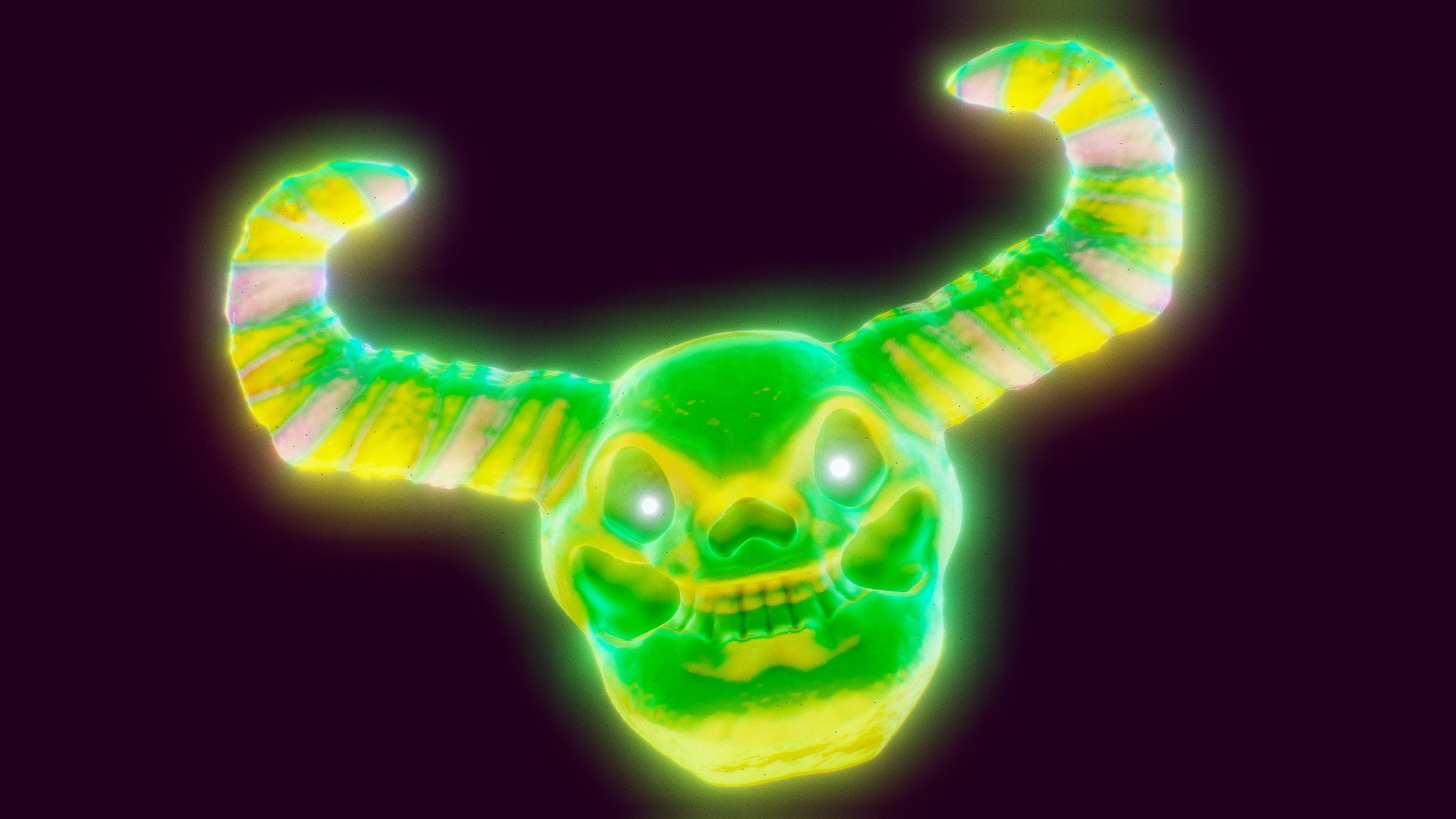 Haunted Skull - Download Free 3D model by Duznot (@duz_vr) [8f3419f ...