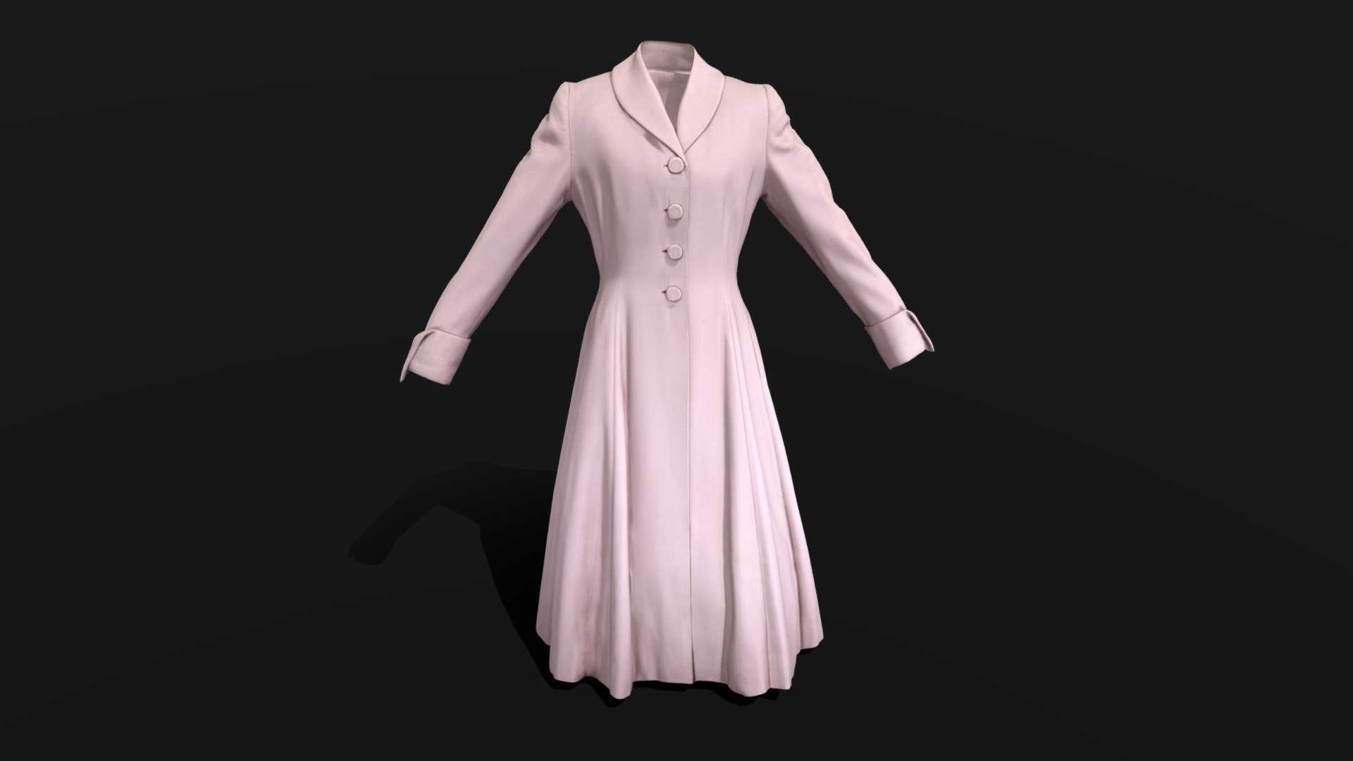 Cresta wool coat - 3D model by Purpose3D [8f3480b] - Sketchfab