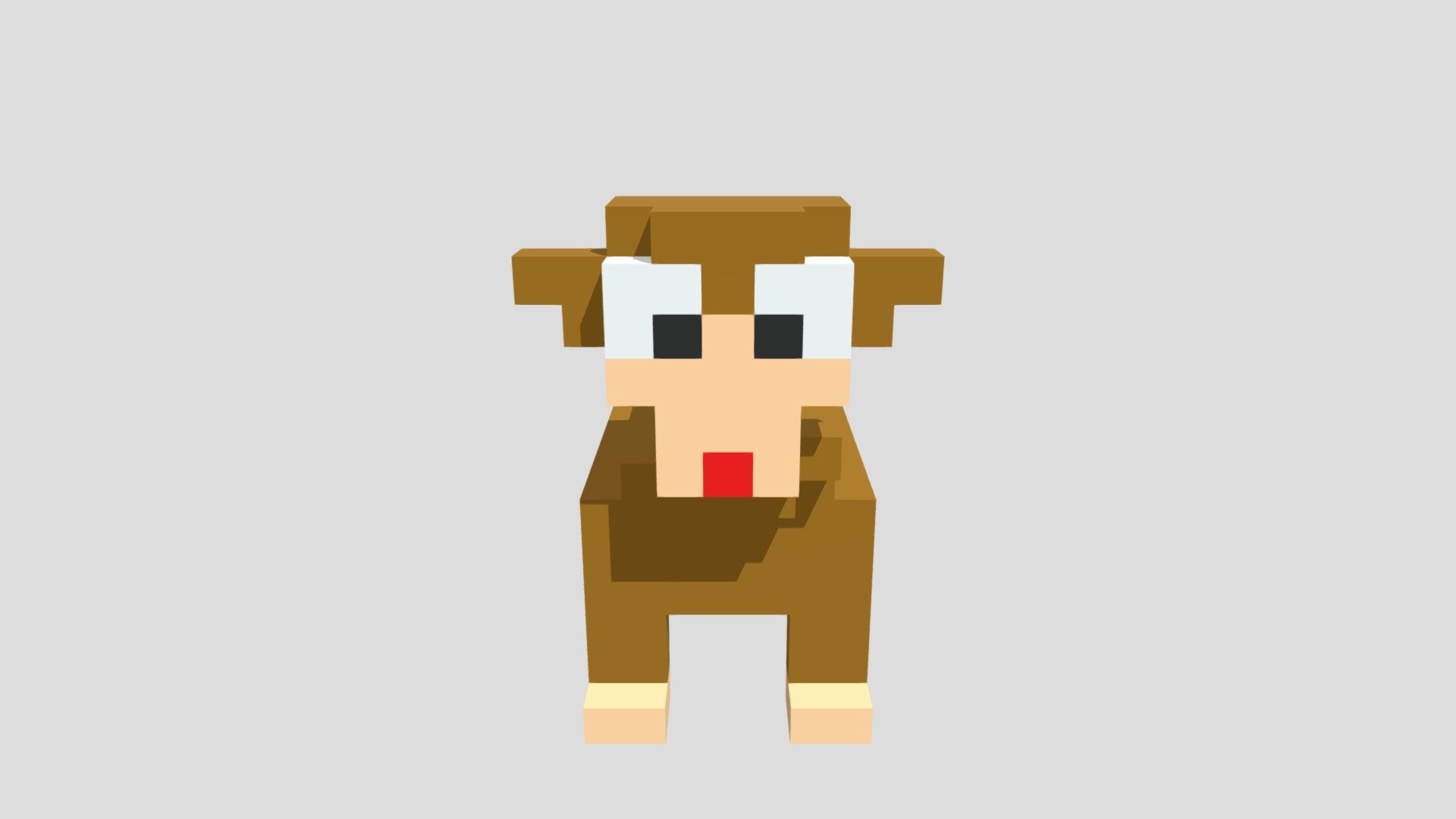 A voxel monkey - 3D model by Wagnerps Creations (@wesoft) [8f34f5a ...