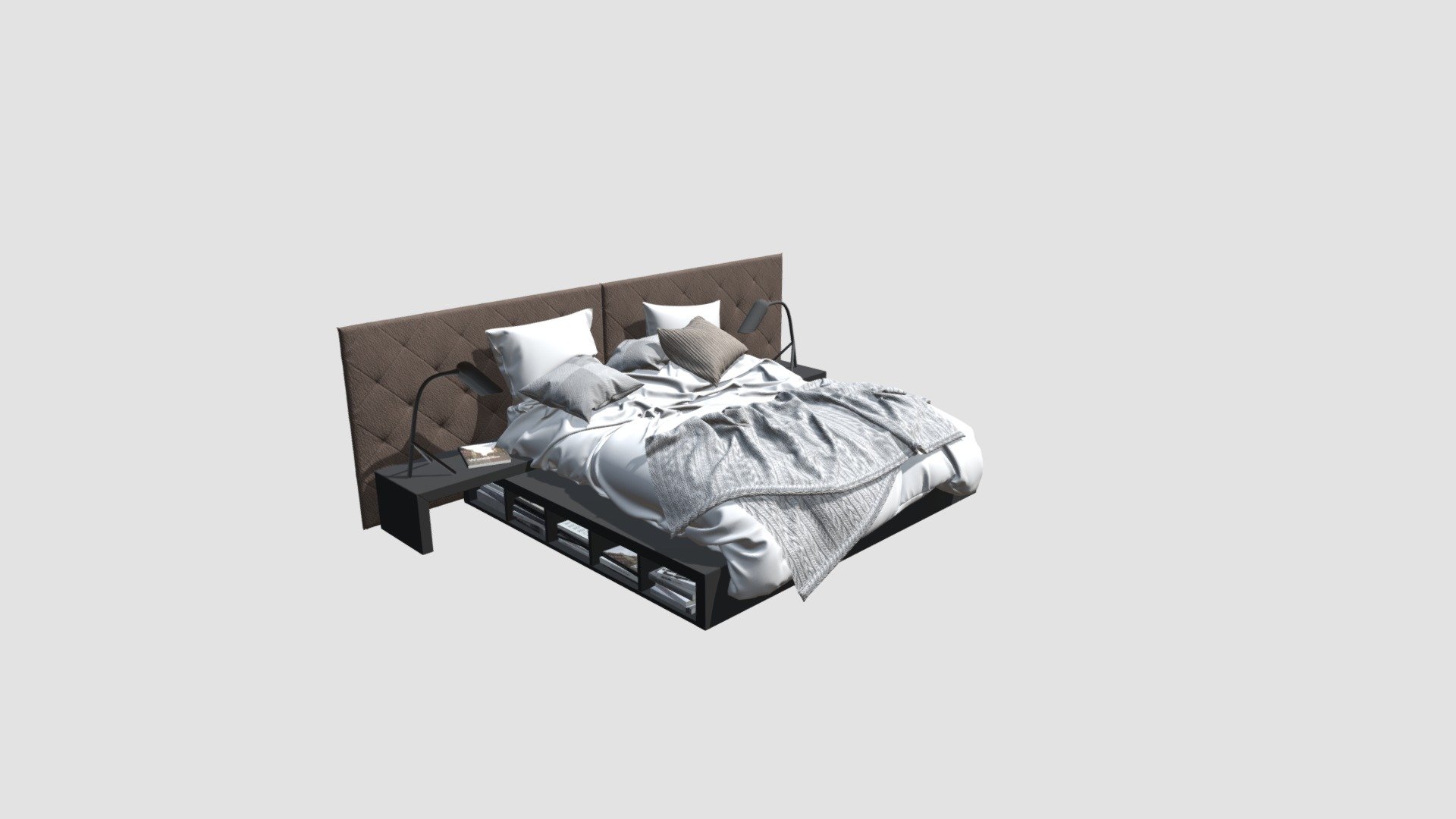 bed - Buy Royalty Free 3D model by Evermotion [8f35e0b] - Sketchfab Store