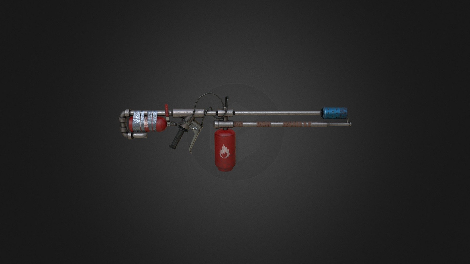 flamethrower - 3D model by TheFreeMan [8f36af7] - Sketchfab