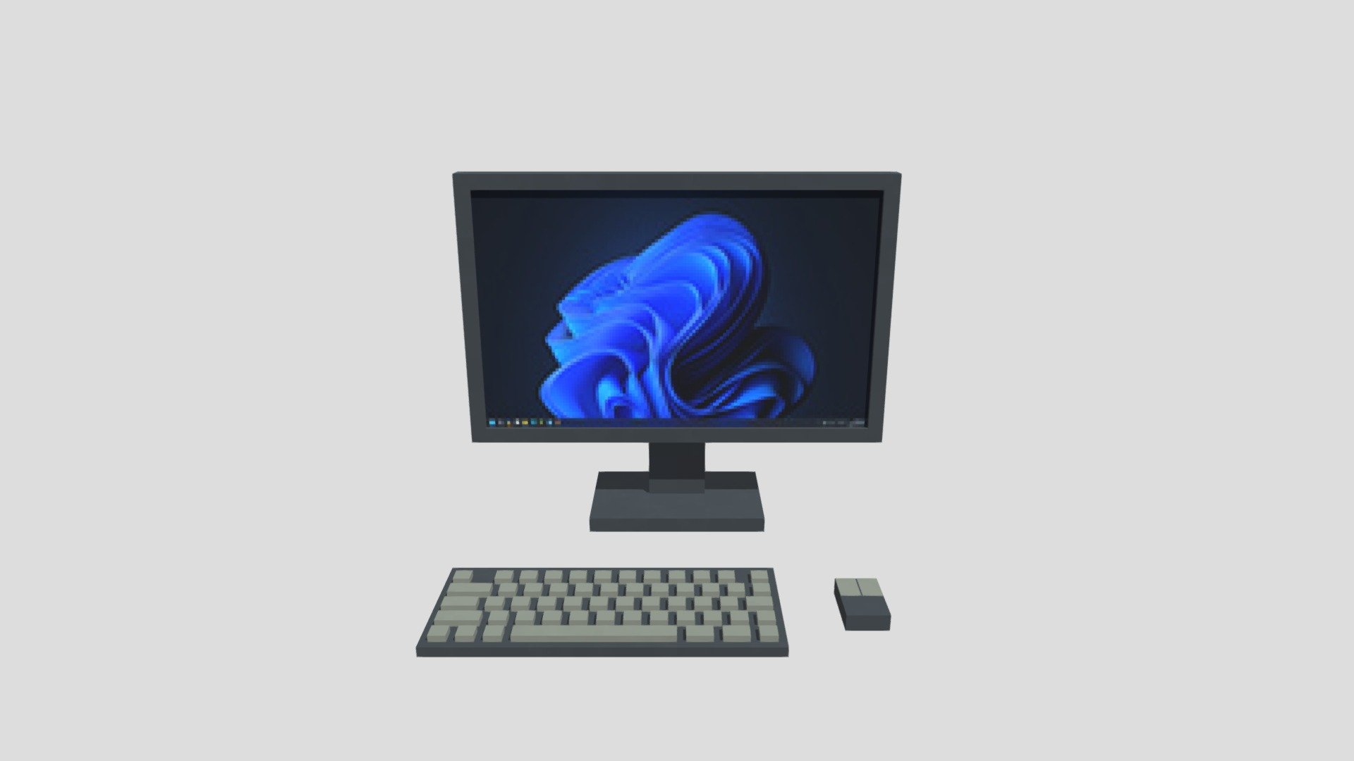 PC set - Download Free 3D model by rikumeiki1122 [8f37aa6] - Sketchfab