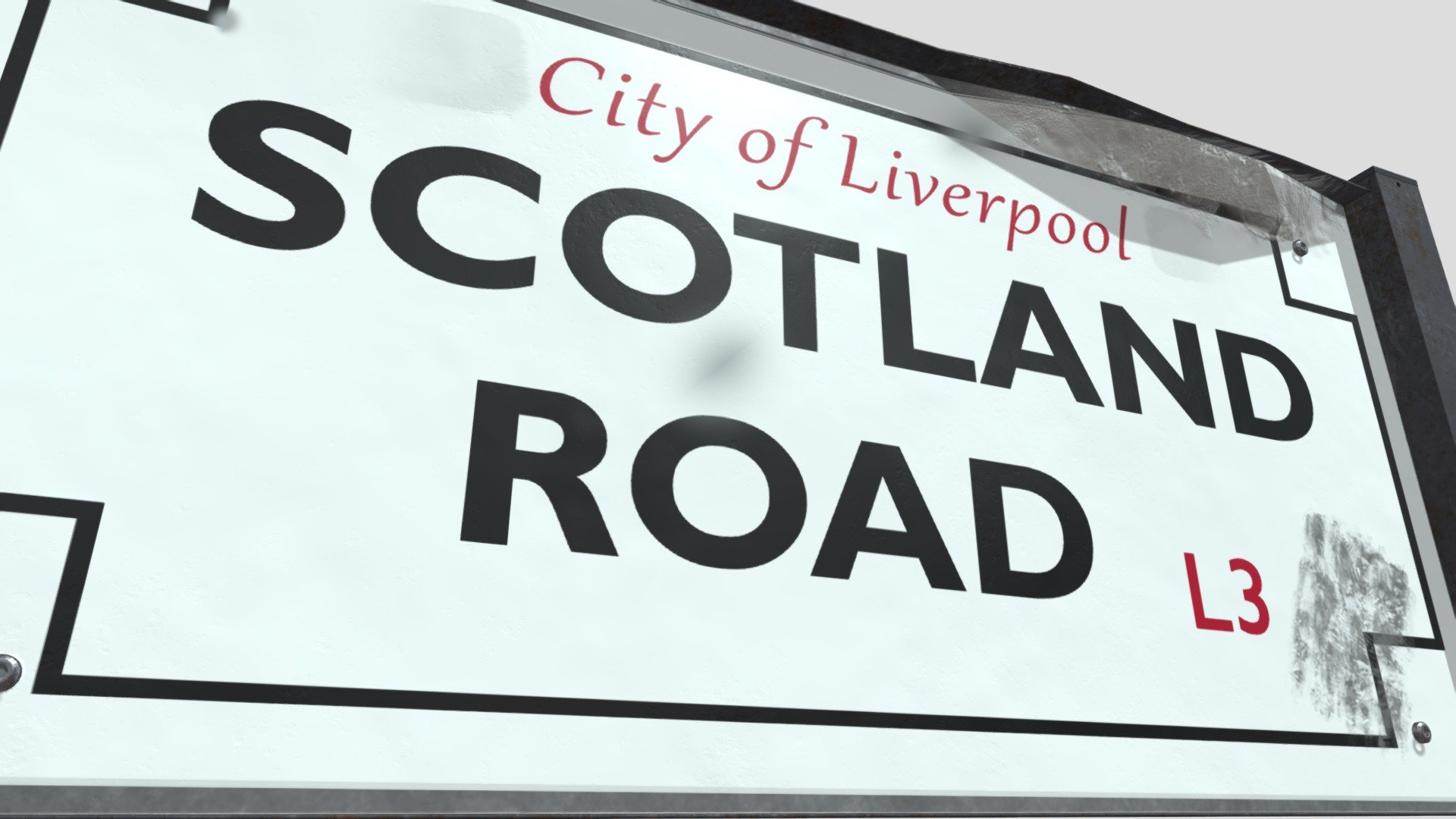 Scotland Road sign, Scottie - 3D model by CameronMunro [8f3acac ...