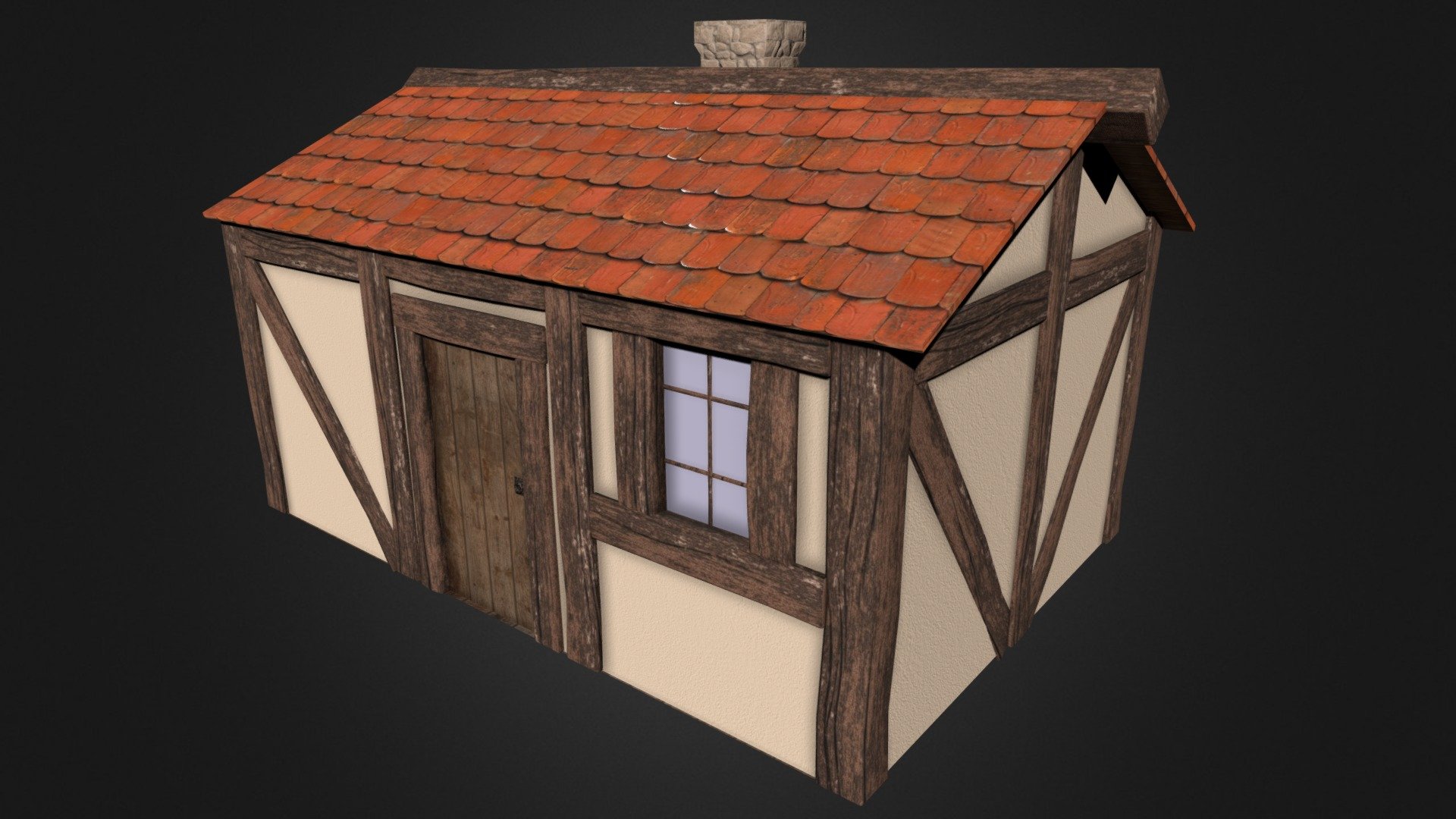 Small Medieval Home - 3D model by Que3D (@que_3d) [8f3b1e3] - Sketchfab