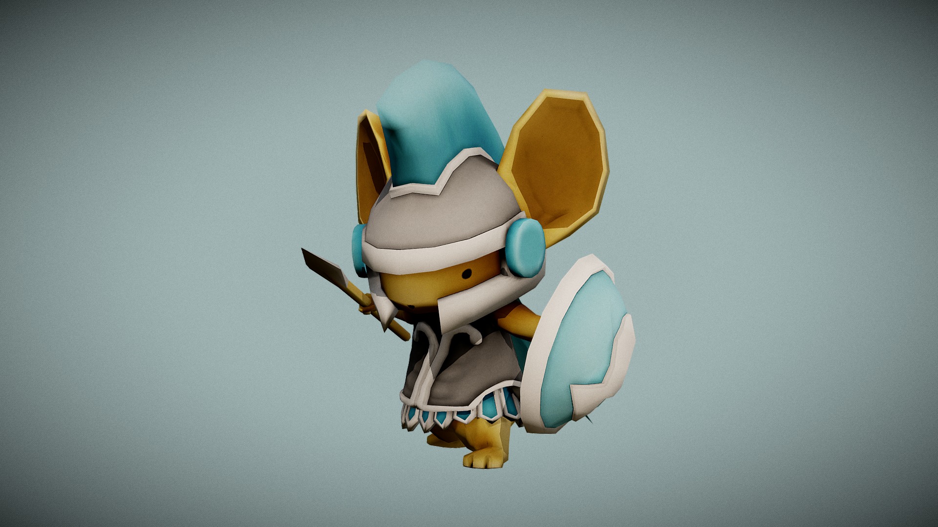 Mouse soldier - 3D model by vitascky [8f3b547] - Sketchfab