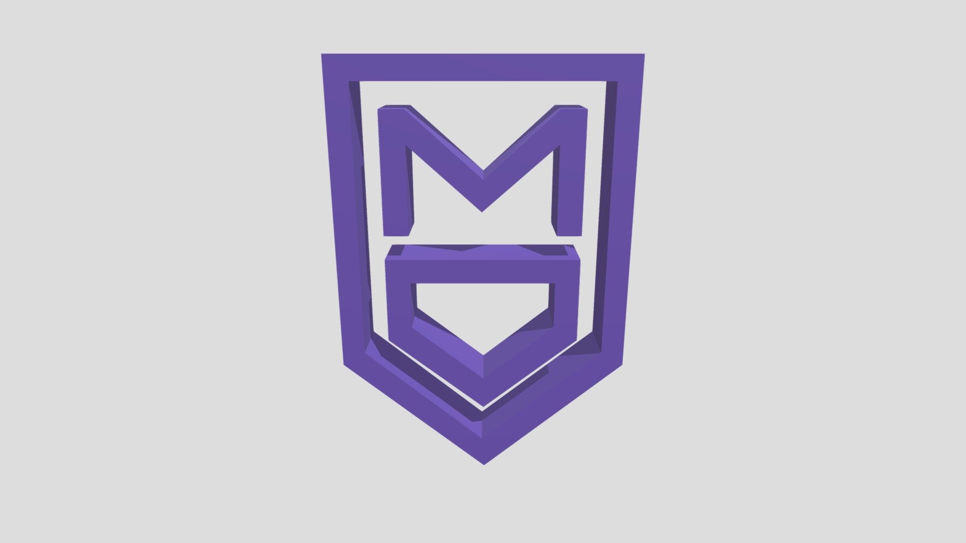 MD 3dlogo - 3D model by em1fromda6th [8f3b72c] - Sketchfab