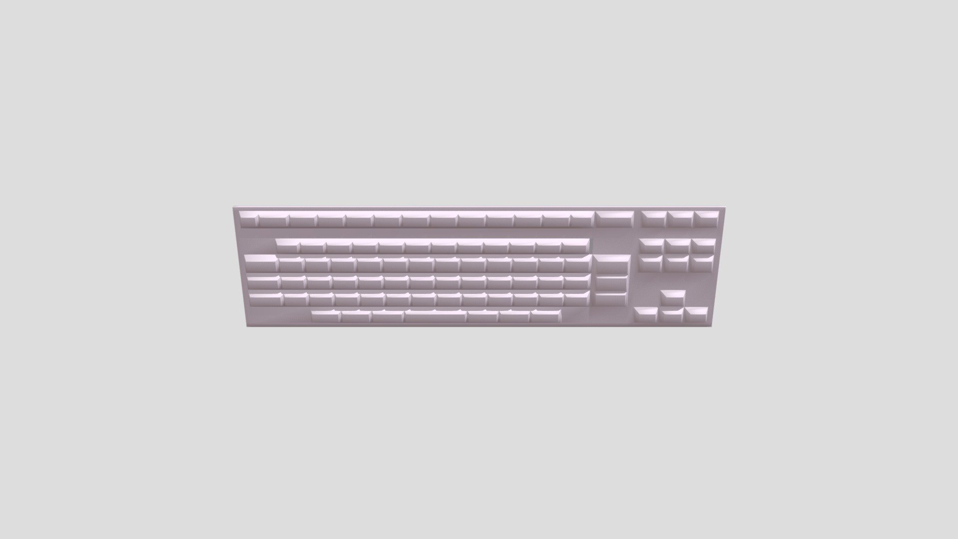 keyboard - 3D model by ozmondo [8f3dbd2] - Sketchfab