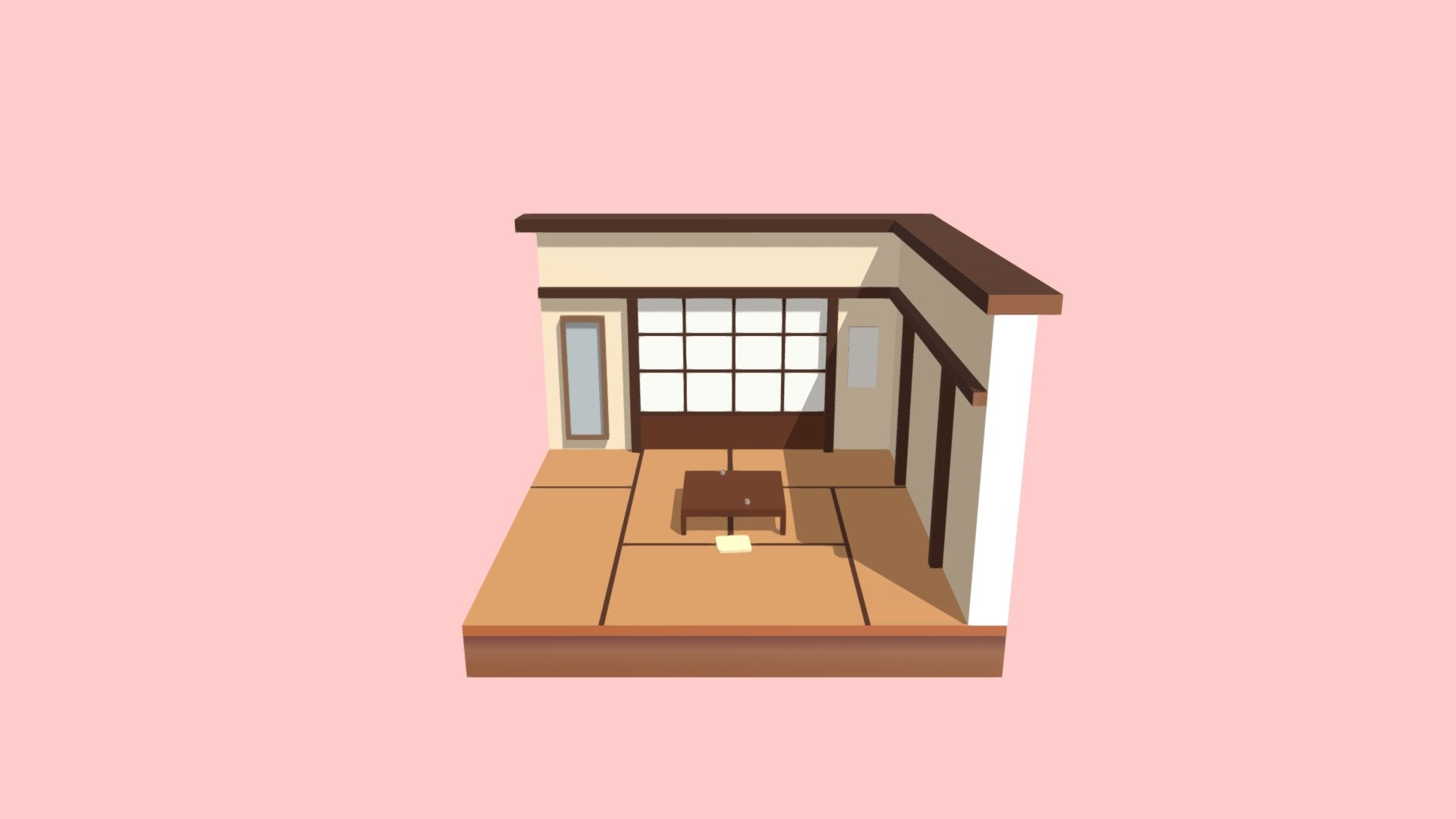 Isometric Japanese Room - Download Free 3D model by EsiHere [8f3f4d1 ...