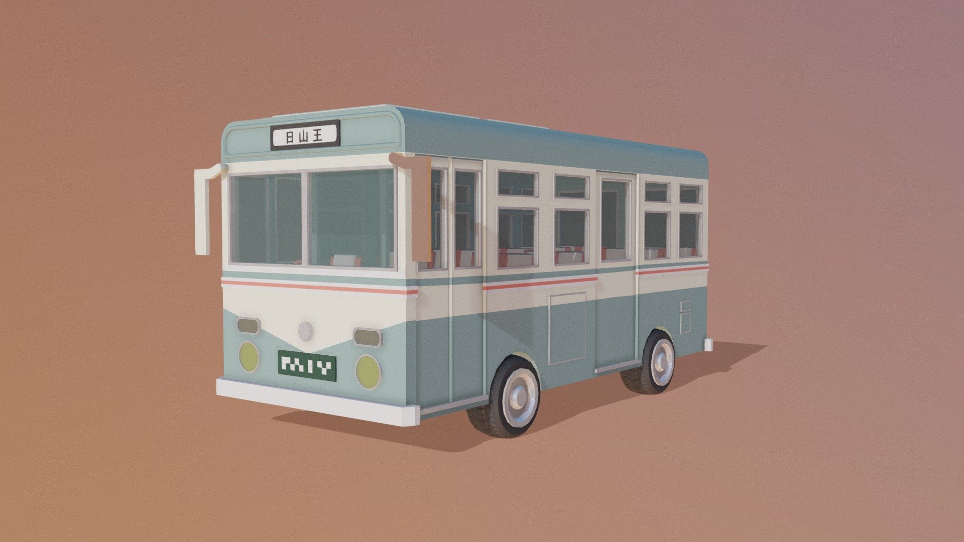 Bus - 3D model by KattyLi [8f3fe3f] - Sketchfab