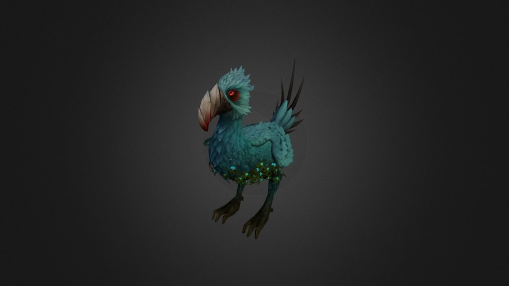 Bird_Dark - 3D model by Henadzi (@Gendos) [8f42565] - Sketchfab