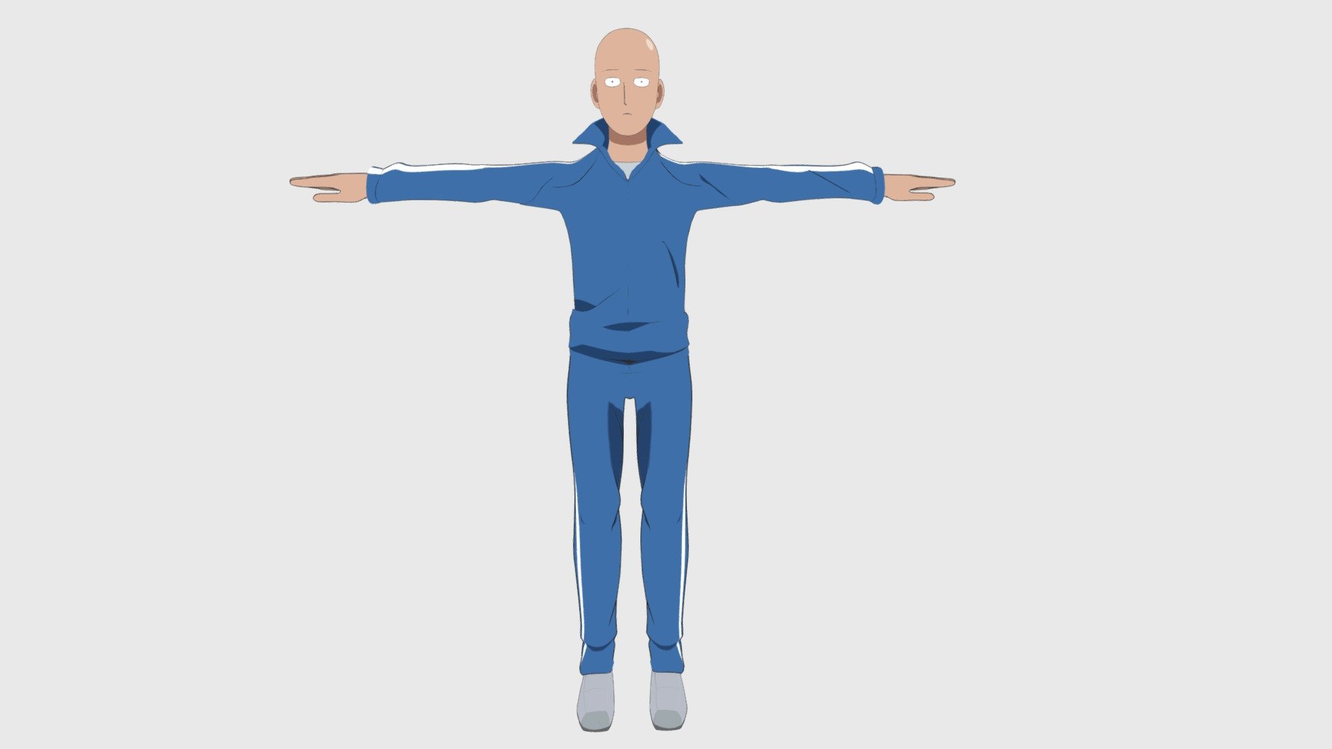 Saitama One Punch Man - 3D model by Anime Style 3d (@anime_style3d ...
