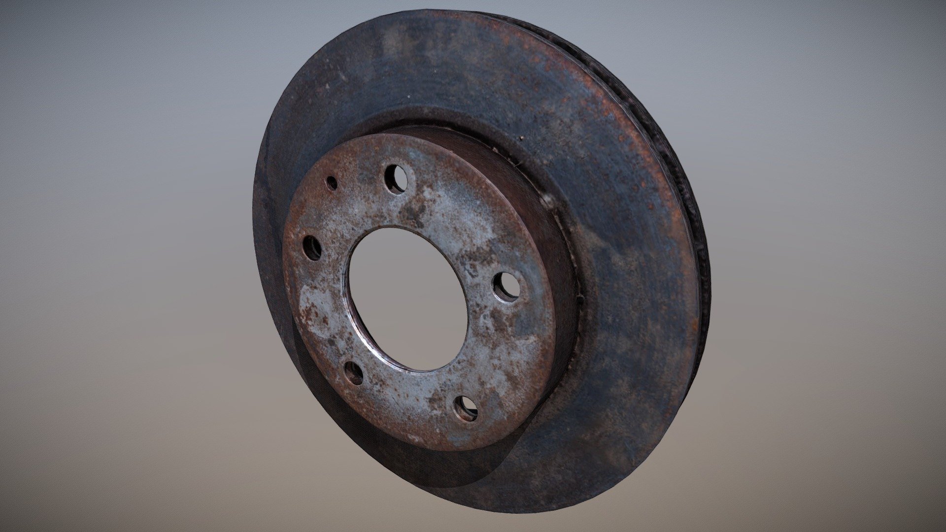Disc brake (Rusty) - Buy Royalty Free 3D model by Ele.G ...